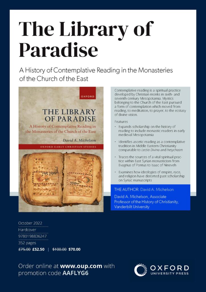 Professor David Michelson’s New Book: The Library of Paradise ...